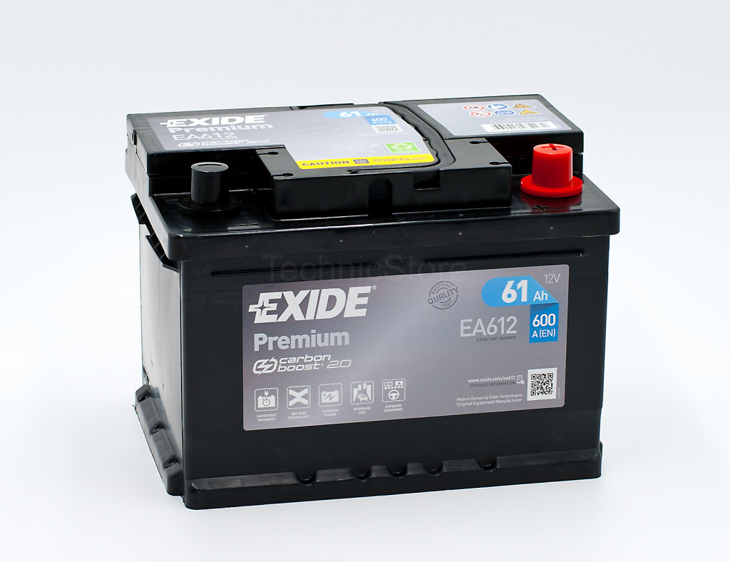 EXIDE PREMIUM EA612 Indító akkumulátor 61AH 600A J+ - autoke